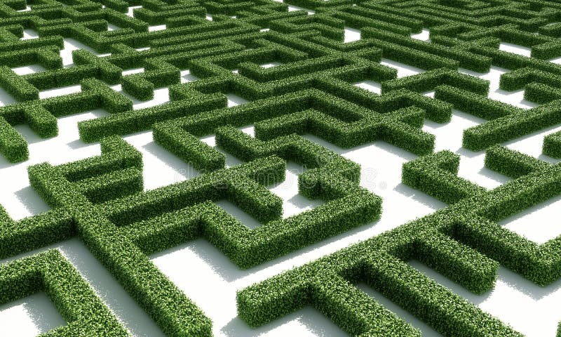 Green maze1 stock illustration. Illustration of green - 10371096