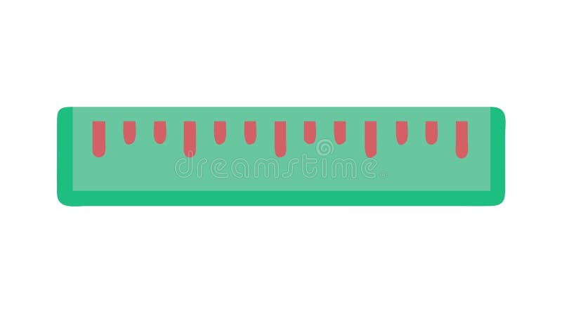 Green Measuring Ruler, Precision Tool Vector Design Generative AI Stock ...