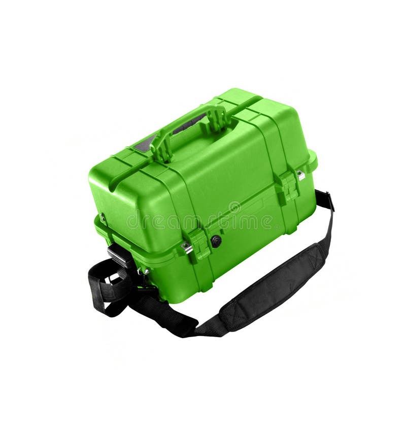 Green Mechanic S Basic Tool Box Stock Image - Image of level, industry ...