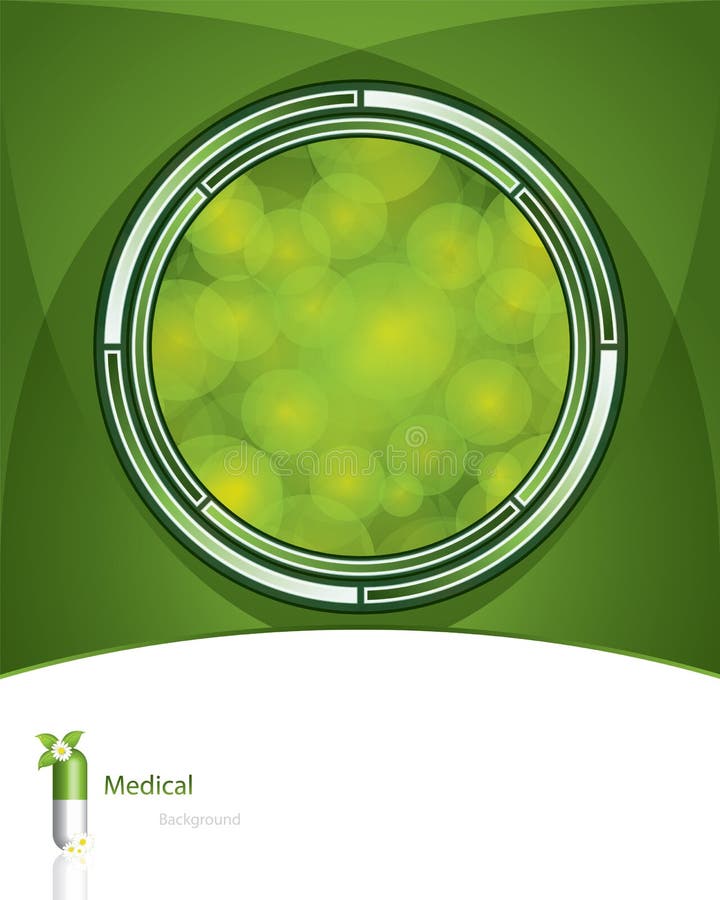 Green medical background stock vector. Illustration of background ...