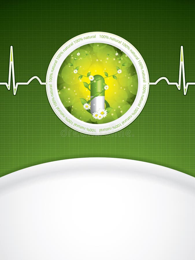 Green medical background stock vector. Illustration of background ...