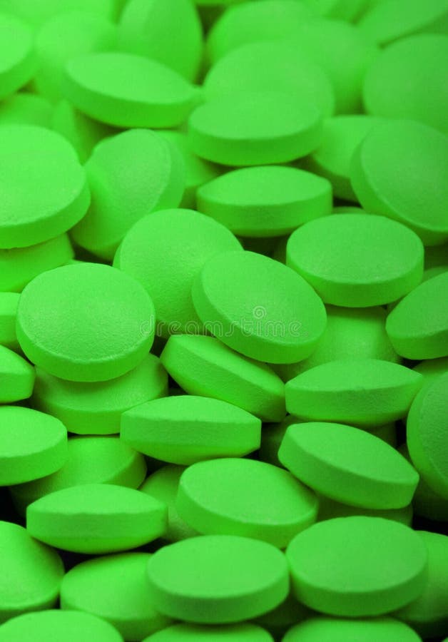 Green medical pills stock image. Image of remedy, therapy - 2902297