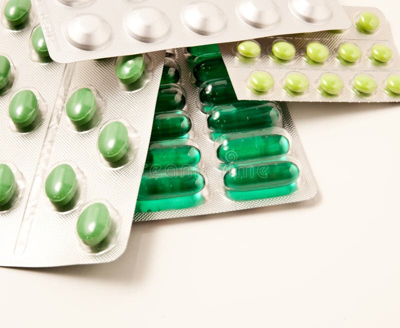 Green medical pills stock photo. Image of sick, addiction - 30902970