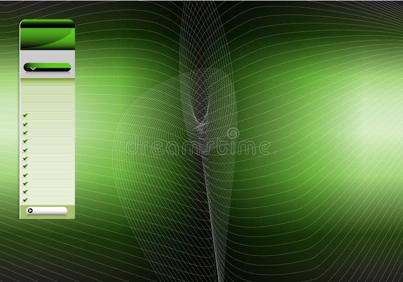 Green Menu Background stock vector. Illustration of eps10 - 14438233