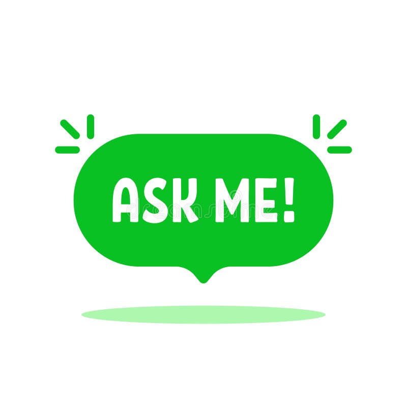 Ask Me Stock Illustrations – 854 Ask Me Stock Illustrations, Vectors ...
