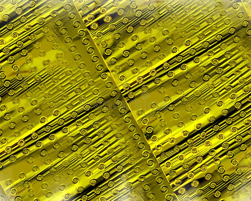 Green Metal Abstract Design, Background Stock Illustration ...