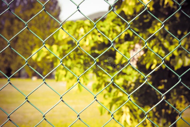 Green Metal Wire Mesh Against a Green Area Stock Image - Image of mains ...