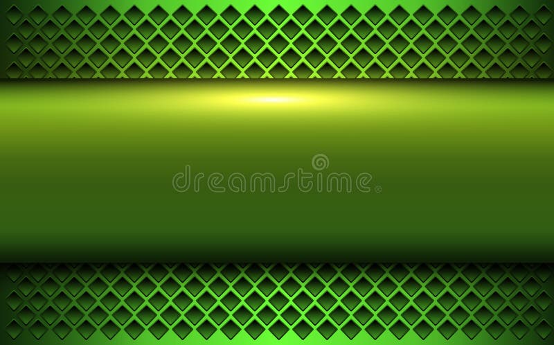 Green Metallic Background 3D Stock Vector - Illustration of green ...