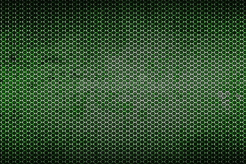 Green Metallic Mesh Background Texture Stock Illustration ...