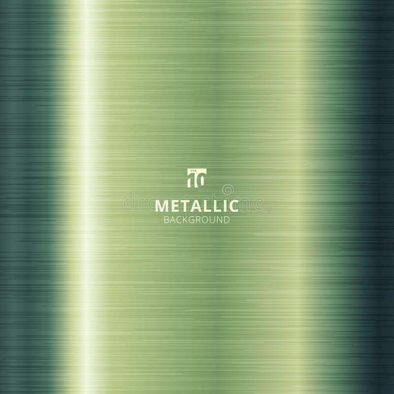 Green Metallic Metal Polished Background and Texture Stock Vector ...