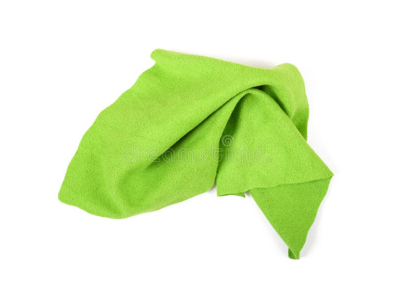 Green micro fibre cloth stock photo. Image of duster - 18869978