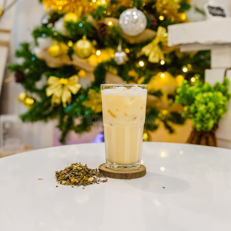 Green Milk Tea stock image. Image of product, bouquet - 228486709