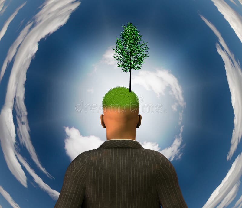 Beginning of a new life stock illustration. Illustration of quiet ...