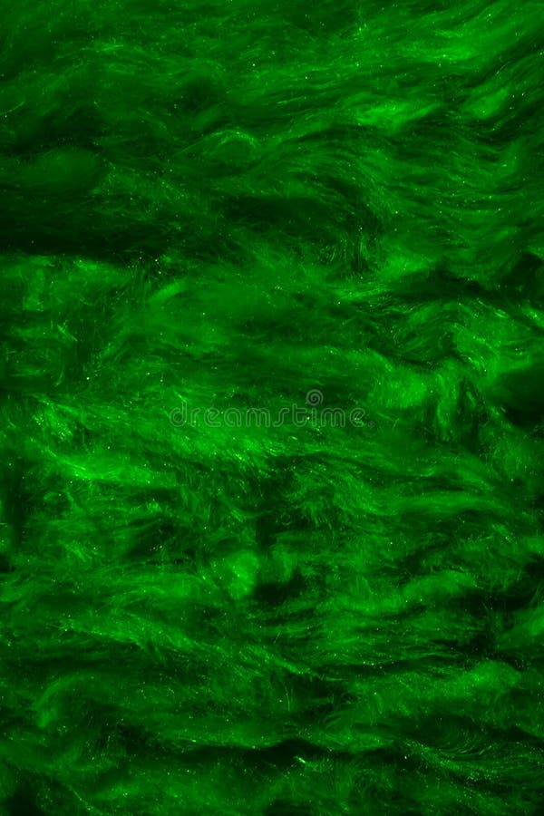 Green Mineral Wool with a Visible Texture Stock Image - Image of wool ...