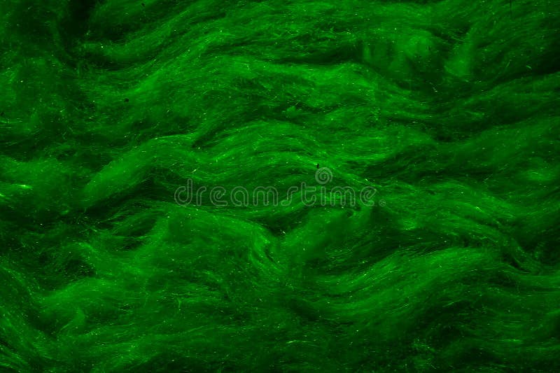 Green Mineral Wool with a Visible Texture Stock Image - Image of ...