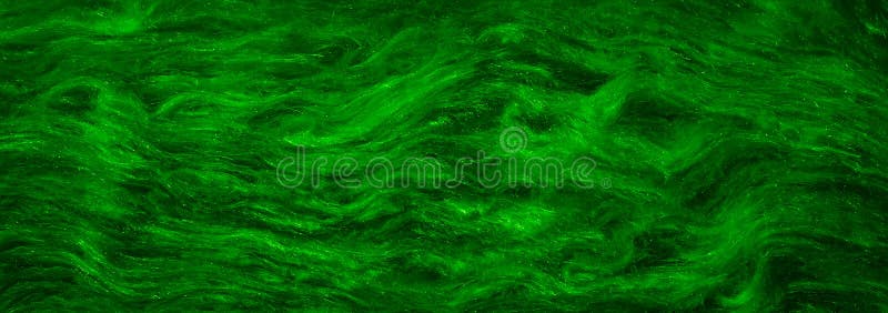 Green Mineral Wool with a Visible Texture Stock Photo - Image of ...