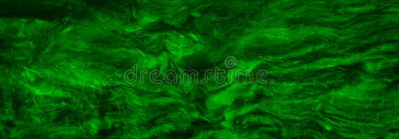 Green Mineral Wool with a Visible Texture Stock Photo - Image of wall ...
