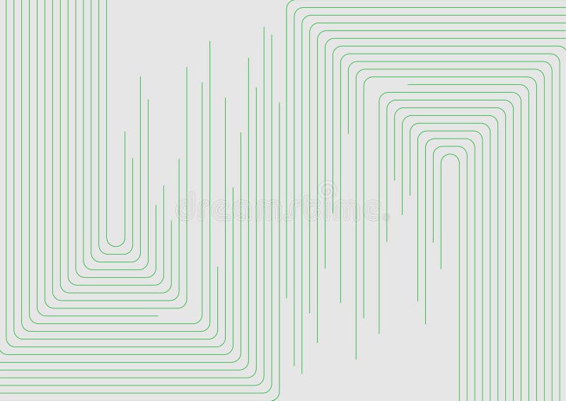 Green Minimal Lines Abstract Geometric Tech Background Stock ...