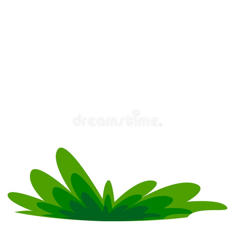 Green Minimalist Grass Illustration Stock Vector - Illustration of ...