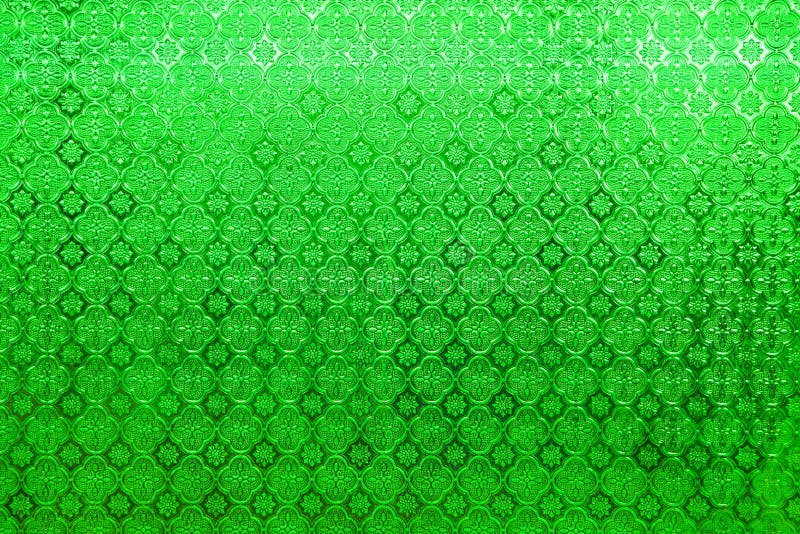 Green Mirror Window Glass Thai Style Background Texture Stock Image ...