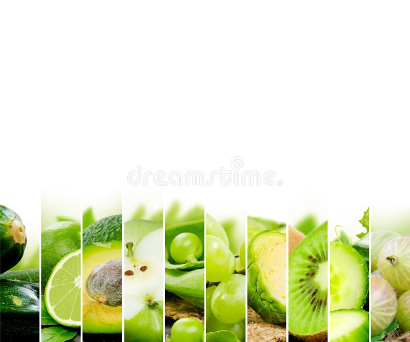 Green Mix stock photo. Image of food, apple, macro, grapes - 60975828