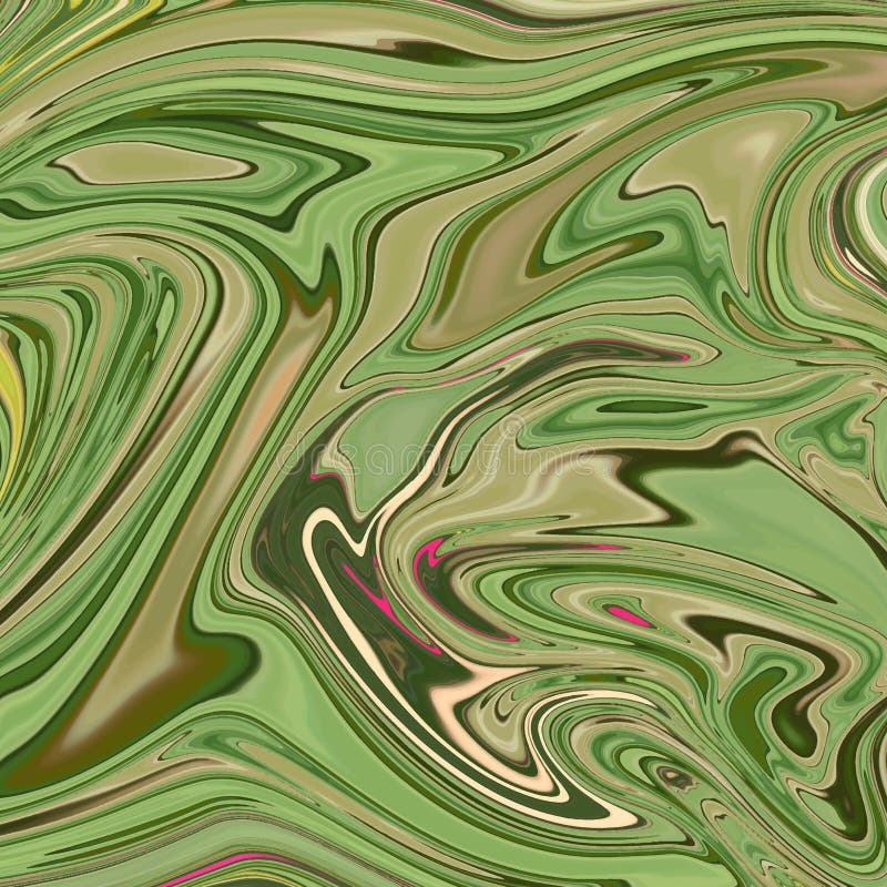 Green Modern Fluid Flow Vector Geometric Abstract Dynamic Design Stock ...