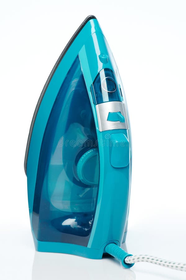 Standing iron back view stock image. Image of cord, appliance - 181668541