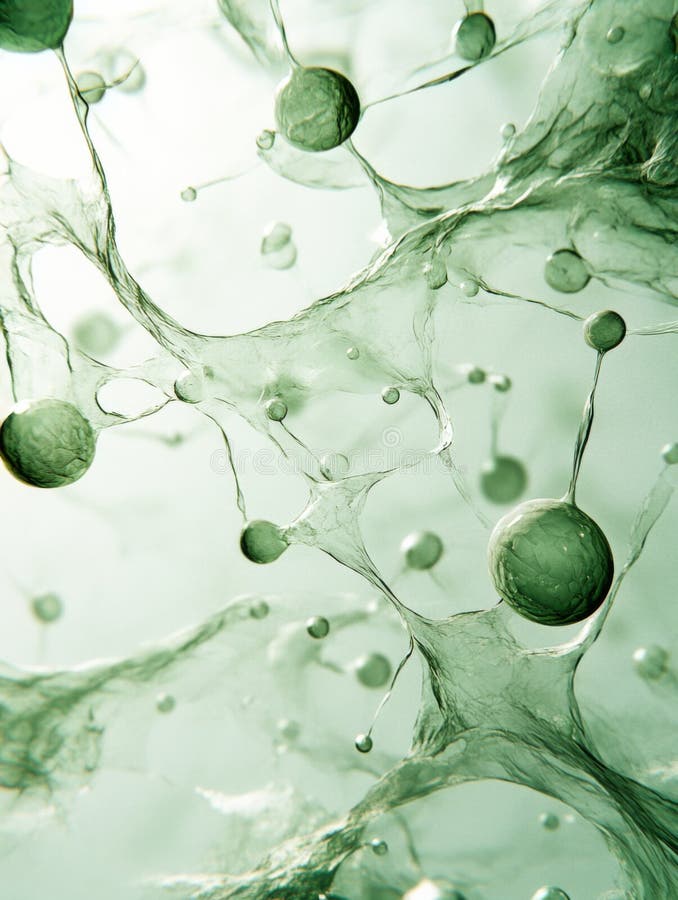 Green Molecular Network with Complex Structures and Connected Spheres ...