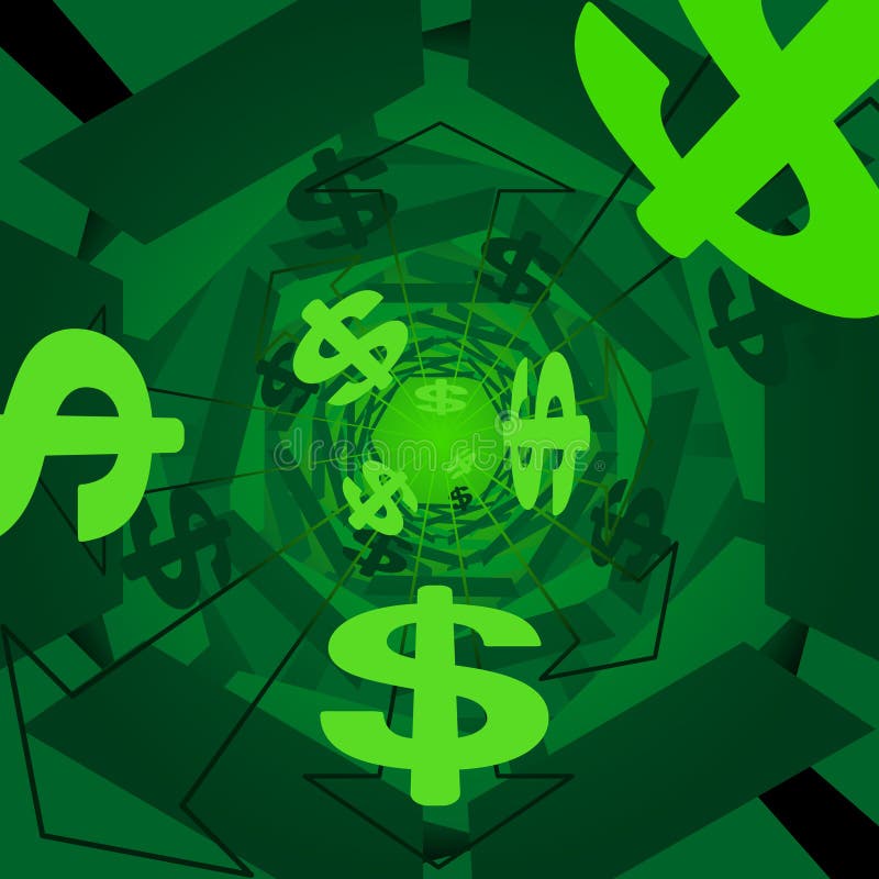Green money background stock illustration. Illustration of background ...