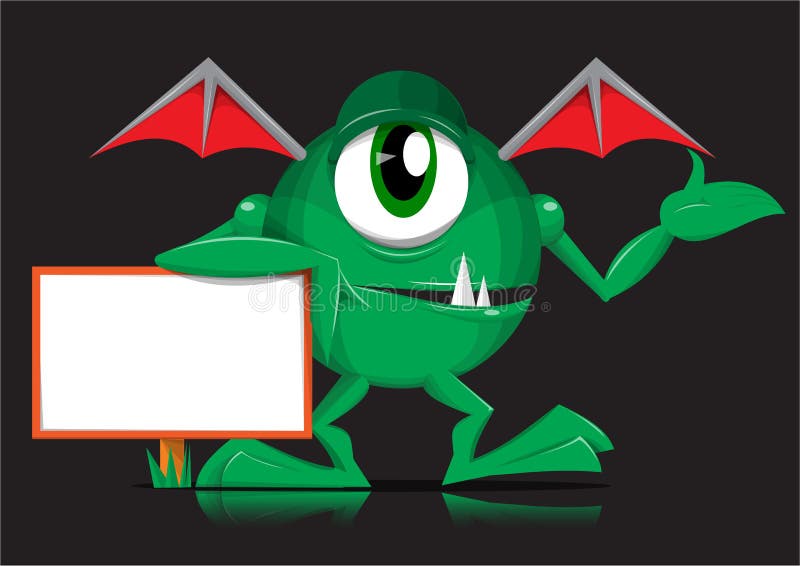 Green Eyed Monster Clipart Kids