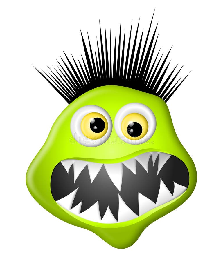 Goofy Green Monster Face Stock Illustrations – 417 Goofy Green Monster ...