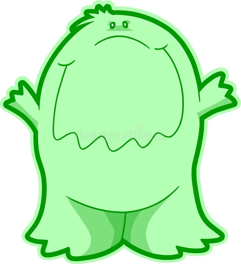 Green Monster Vector stock vector. Illustration of vector - 5771005
