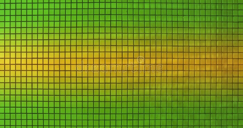 Green Mosaic Ceramic Wall Pattern Stock Footage - Video of grid, built ...