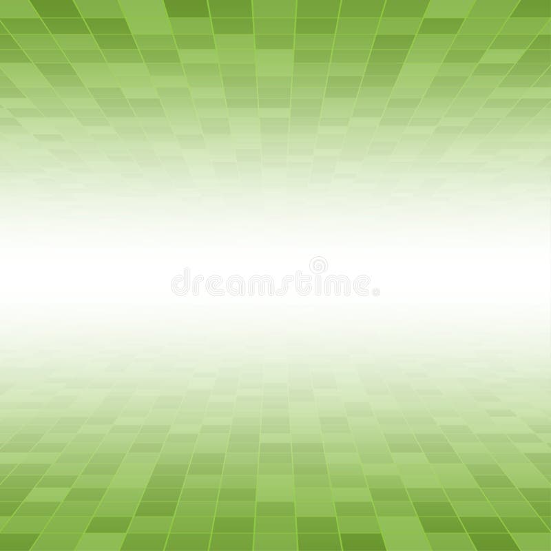 Green Mosaic Tile Square Background. Perspective. Stock Vector ...