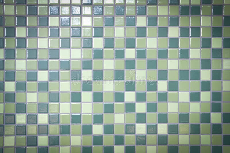 Green Mosaic Tile Texture Pattern Wall Background Stock Photo - Image ...