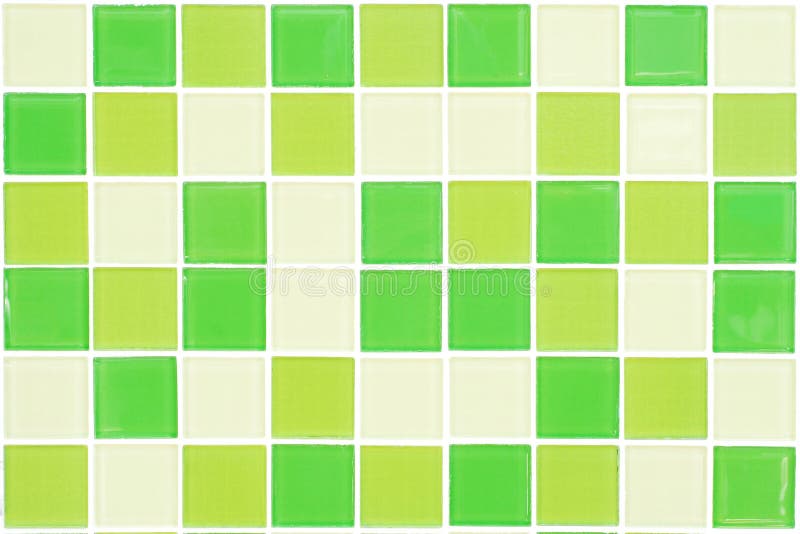 Green mosaic tiles stock illustration. Illustration of graphic - 78219872