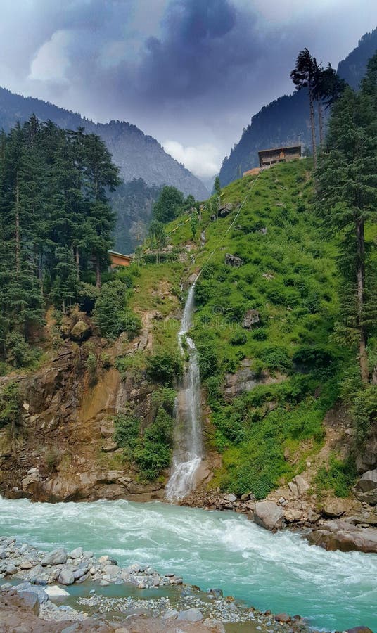 Swat River In Northern Pakistan Stock Photo - Image of horizon ...