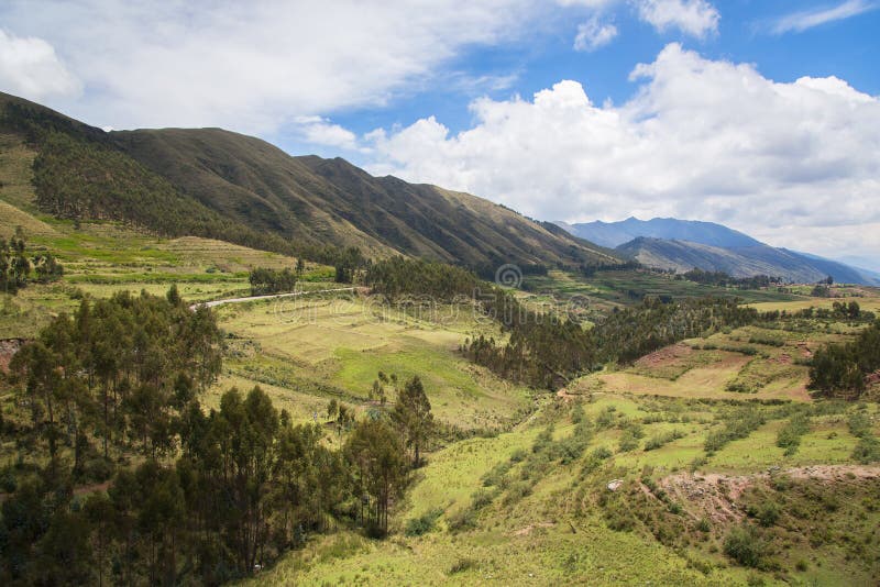 Green Mountain and Blue Sky Stock Image - Image of rural, green: 65638809