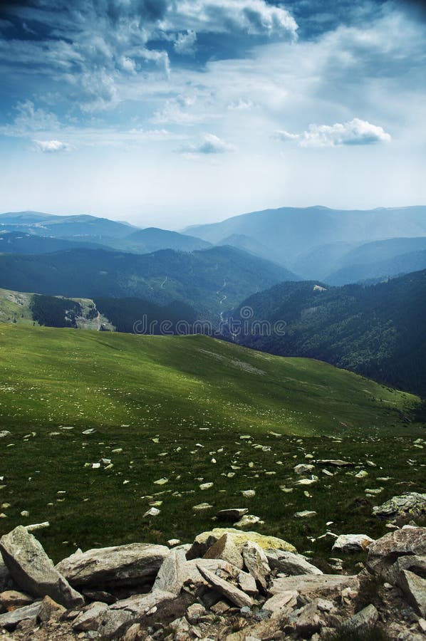 Green mountain landscape stock photo. Image of stone - 26544532