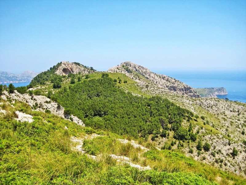 Green mountain landscape stock photo. Image of natural - 77569556