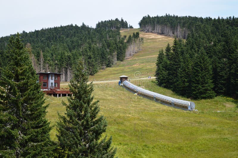 Green Mountain Landscape in Spring Editorial Photography - Image of ...