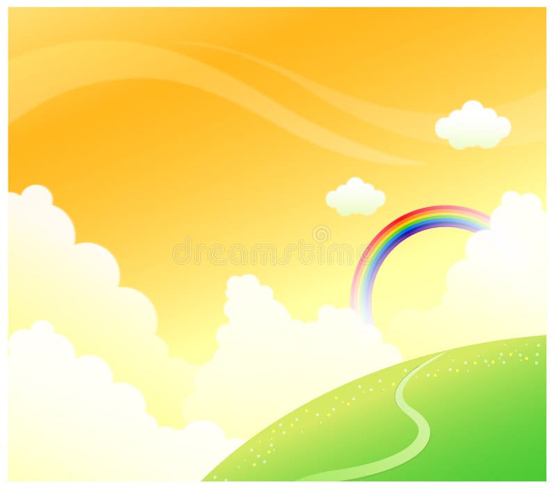 Pathway Rainbow Stock Illustrations – 237 Pathway Rainbow Stock ...