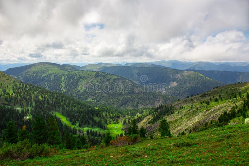Green Mountains. Time Lapse of Mountain Scenery Stock Photo - Image of ...