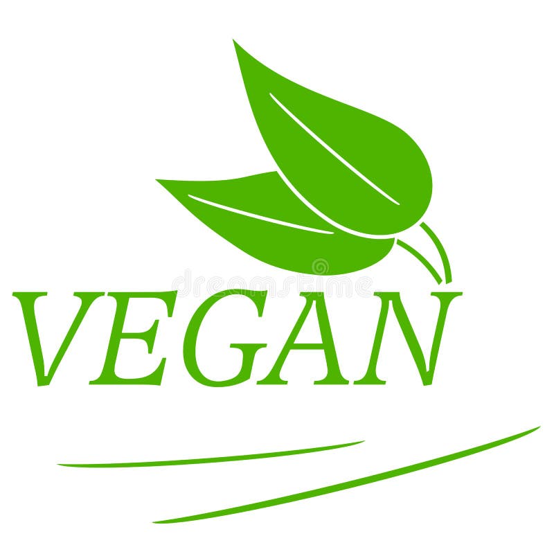 Green Natural Vegan Symbols Isolated Stock Vector - Illustration of ...