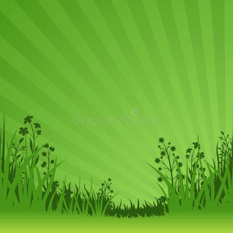 Green Nature Background stock vector. Illustration of land - 26483793