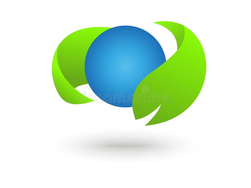 Green Nature Symbol Element and Icon Stock Vector - Illustration of ...