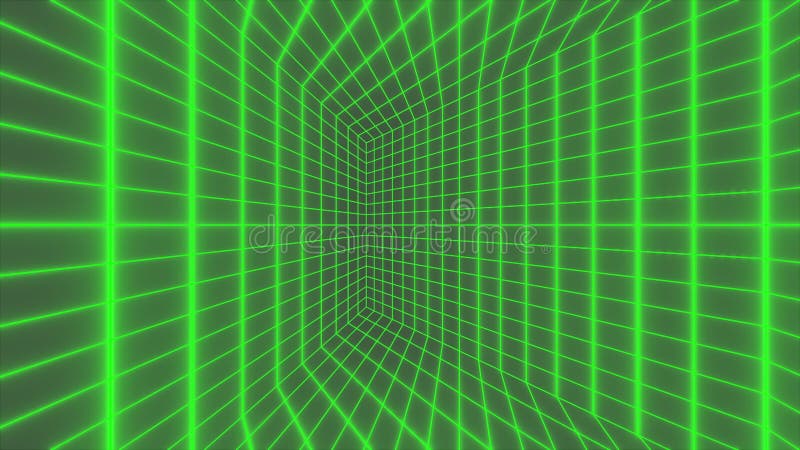 Green neon grid stock illustration. Illustration of floor - 284719428
