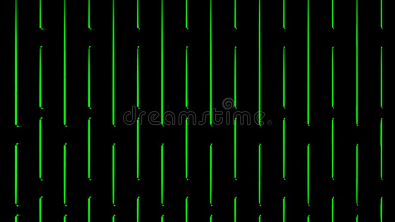 Green Neon Line Over Dark Background Geometric Abstract Design in 3D ...