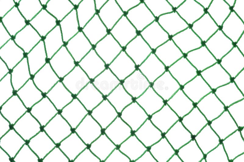 Green Net On The White Background Stock Photo - Image of green, line ...