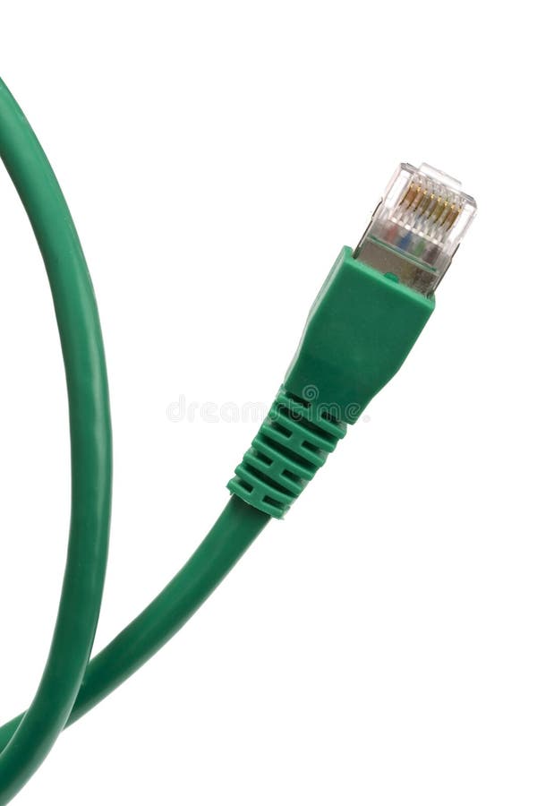 Green network cable stock photo. Image of cable, interconnect - 11877736